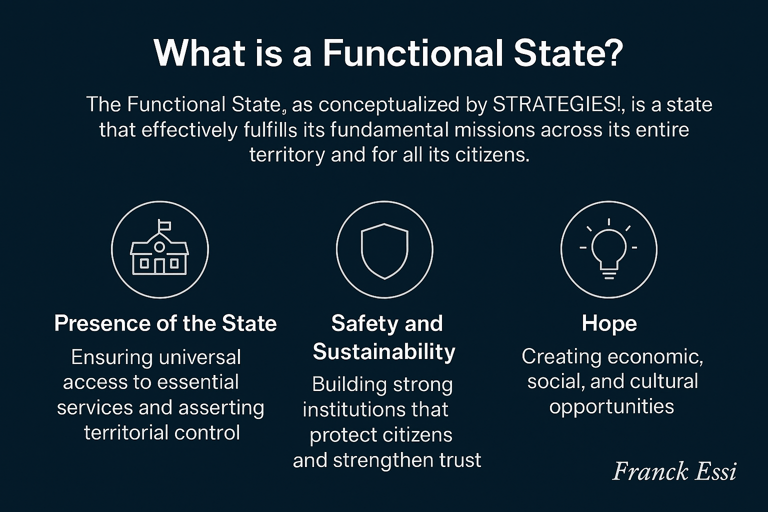 What if the Functional State Were the Lasting Solution to Illicit ...